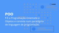 O que é POO em programação?